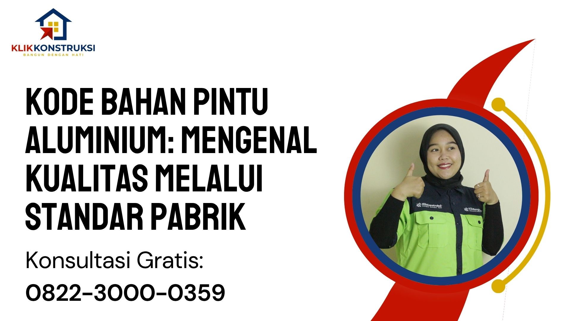 Kode Bahan Pintu Aluminium: Mengenal Kualitas Standar Pabrik - Klik Konstruksi