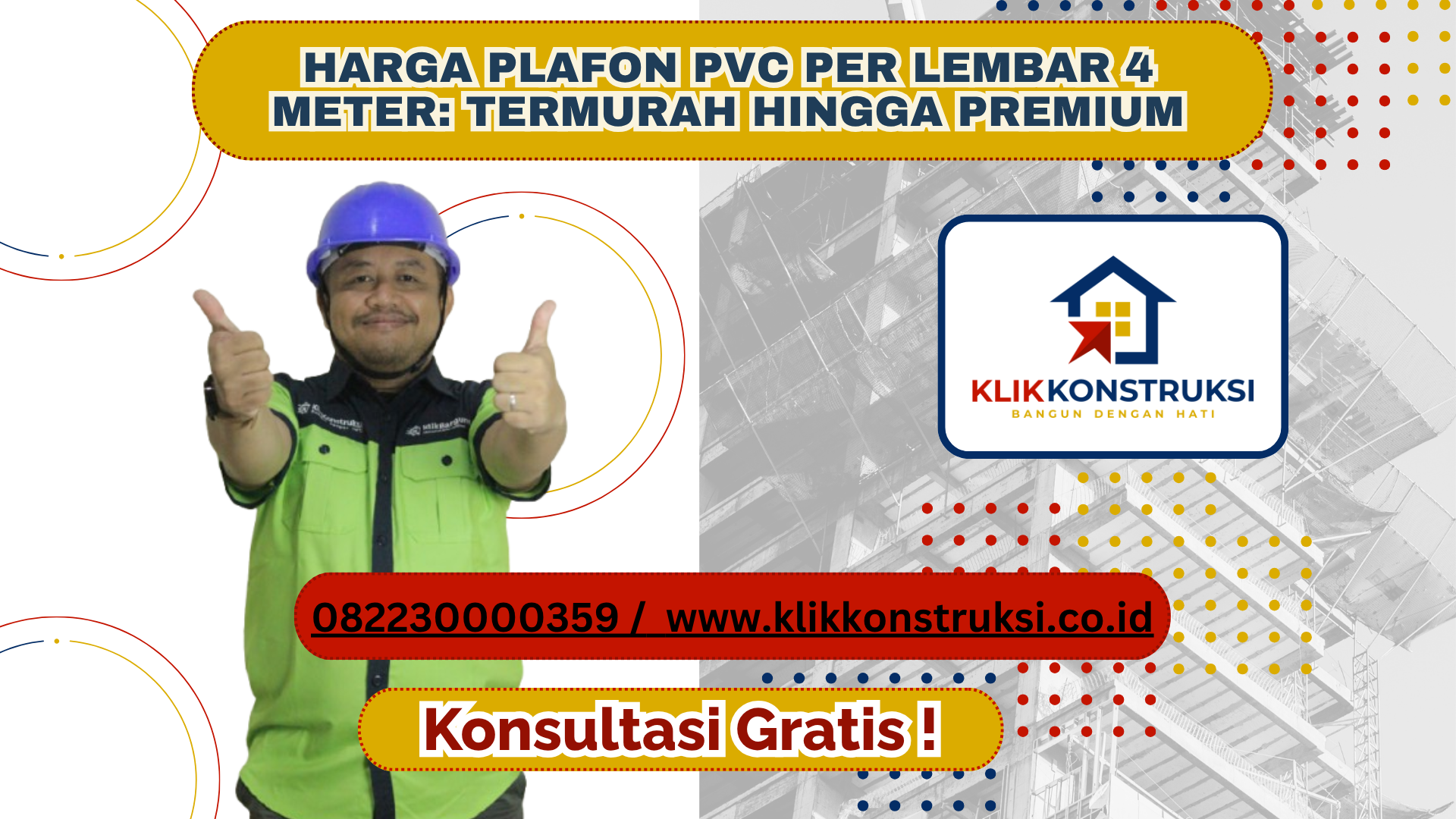 Harga Plafon PVC per Lembar 4 Meter: Termurah hingga Premium - Klik ...