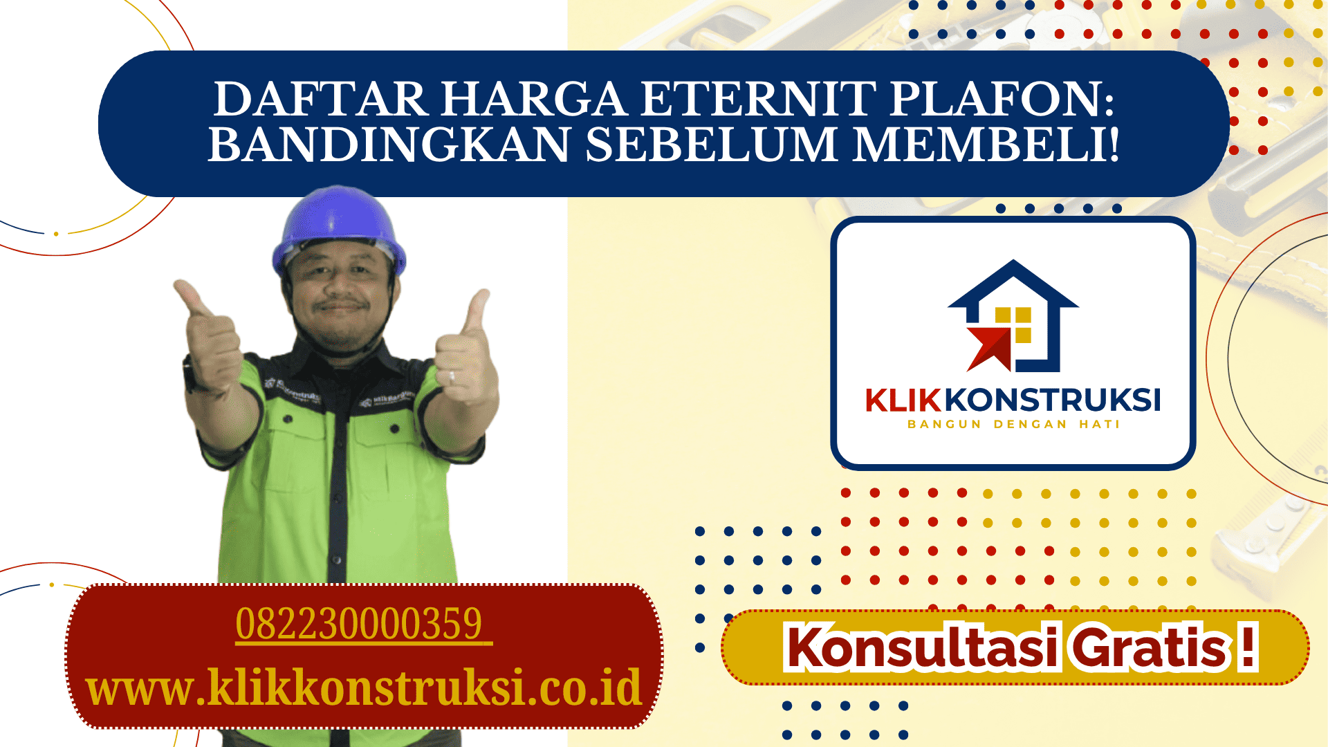 Daftar Harga Eternit Plafon: Bandingkan Sebelum Membeli! - Klik Konstruksi