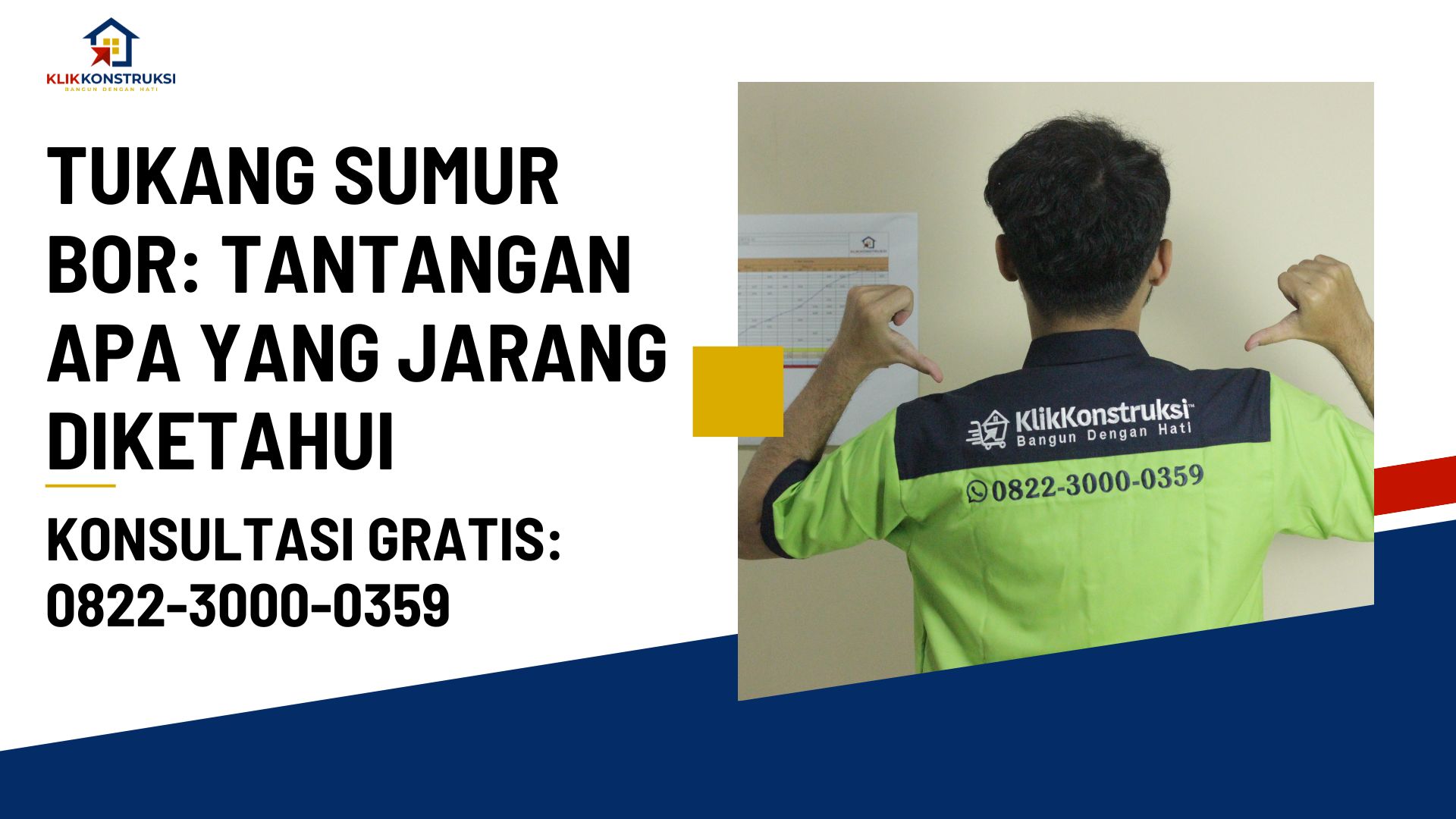 Tukang Sumur Bor: Tantangan Apa yang Jarang Diketahui - Klik Konstruksi