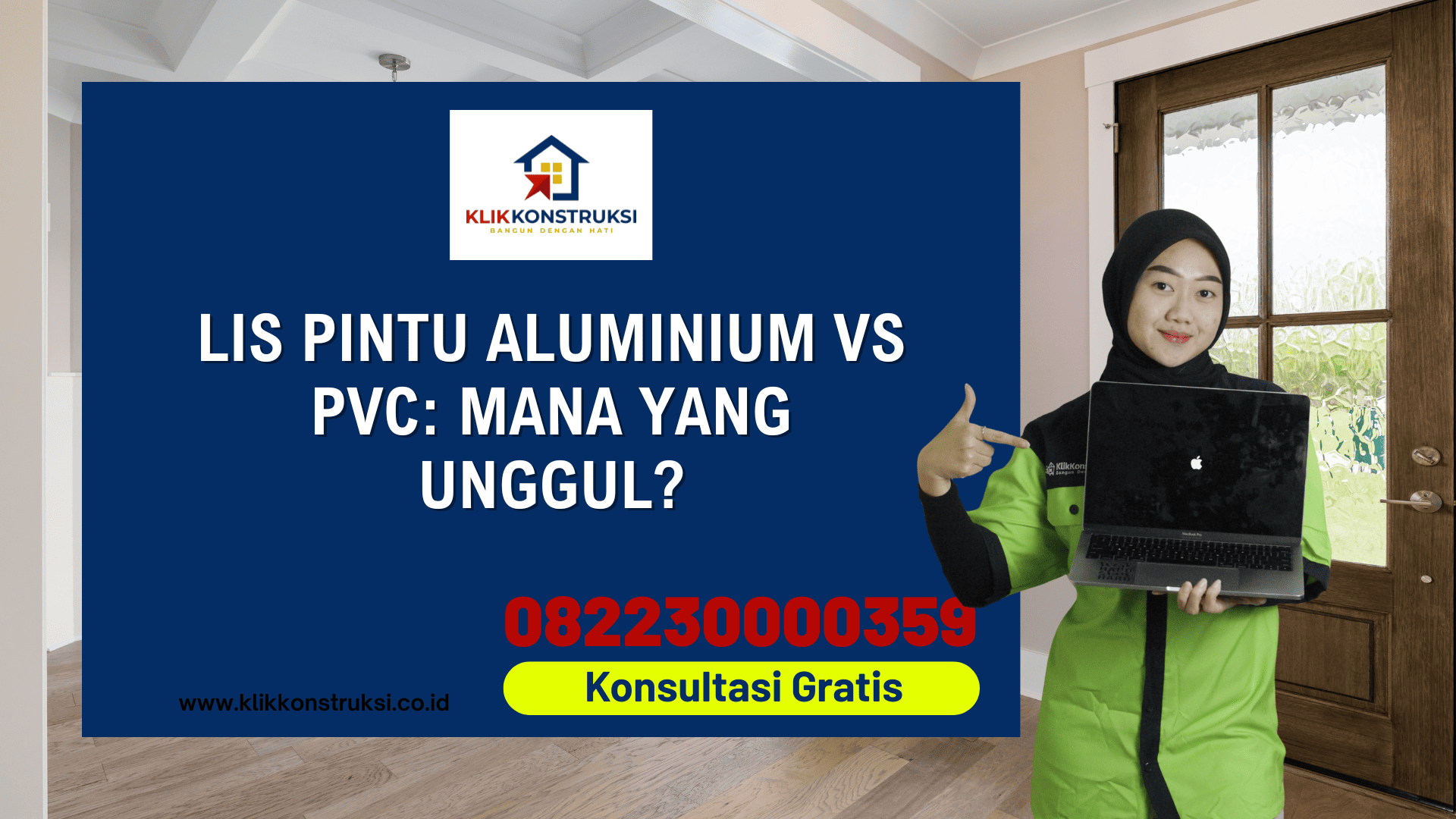 Lis Pintu Aluminium vs PVC: Mana yang Unggul? - Klik Konstruksi