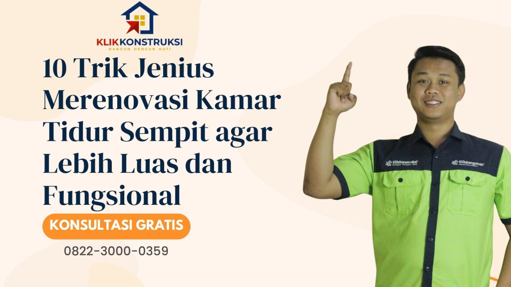 10 Trik Jenius Merenovasi Kamar Tidur Sempit agar Lebih Luas dan ...