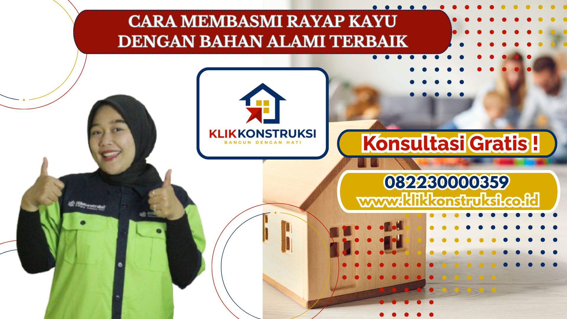 Cara Membasmi Rayap Kayu dengan Bahan Alami Terbaik - Klik Konstruksi